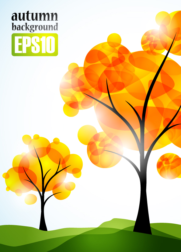 Autumn trees (93438) Free EPS Download / 4 Vector