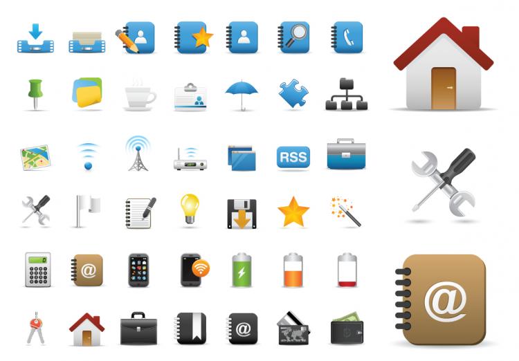 Beautiful And Practical Icon - Beautiful Icons Disks (123718) Free EPS ...