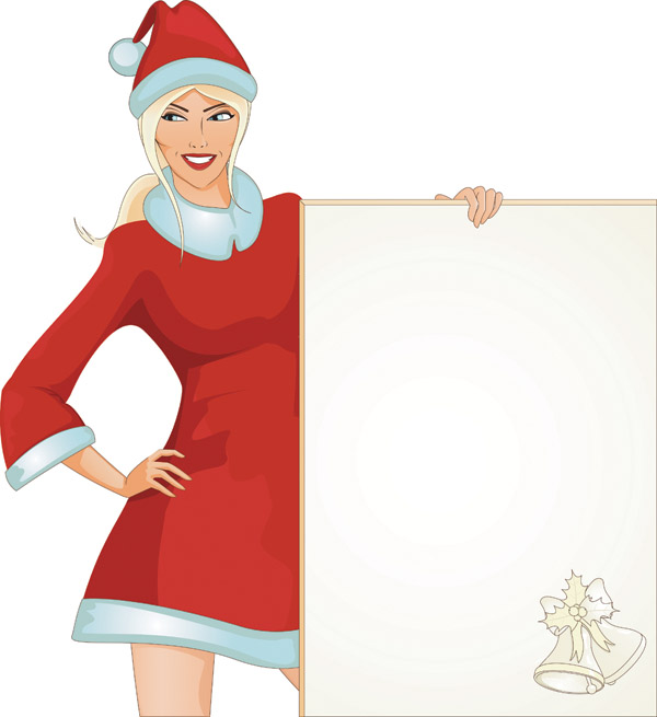 Christmas girl (27850) Free EPS Download / 4 Vector