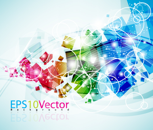 Cool colorful background (18350) Free EPS Download / 4 Vector