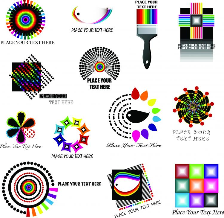 Dynamic color logo pattern (23001) Free EPS Download / 4 Vector
