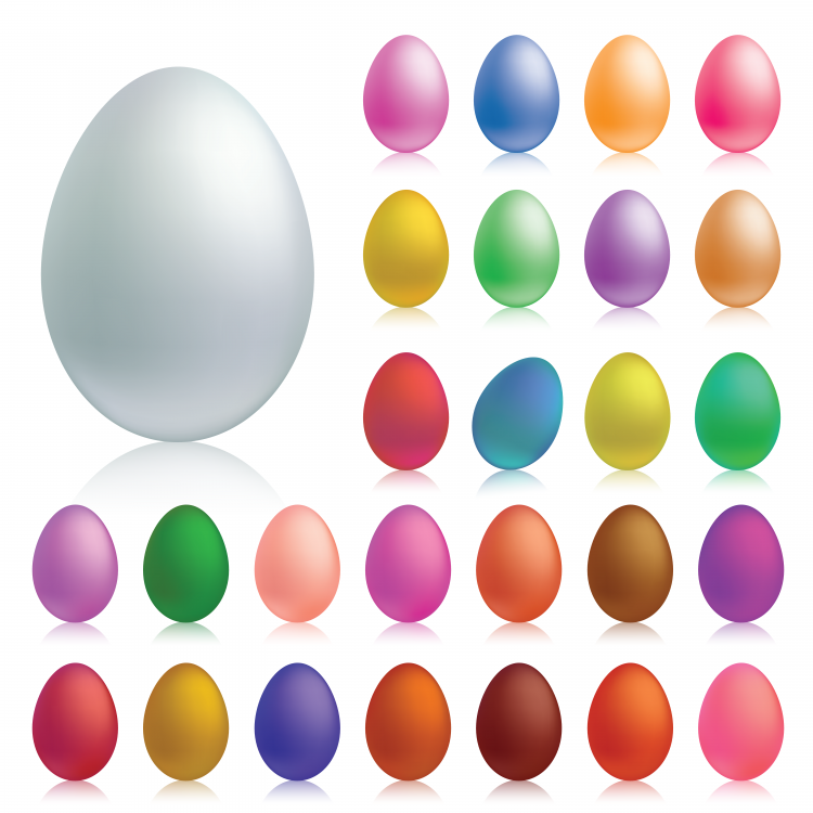 Easter Eggs (9650) Free EPS Download / 4 Vector