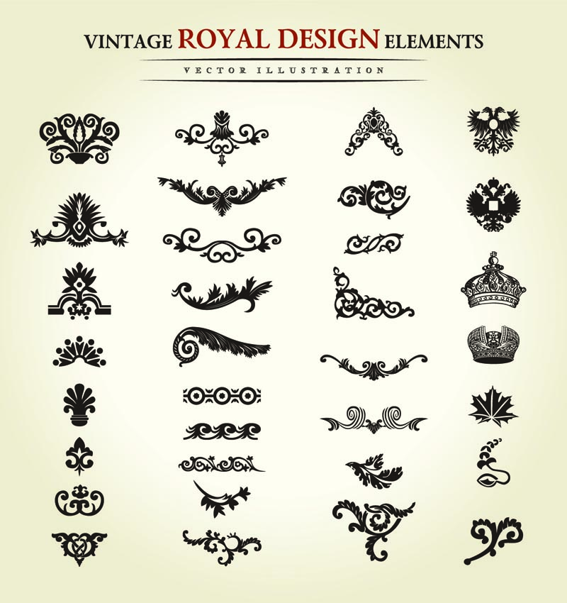 European classic pattern border elements (23201) Free EPS Download / 4 ...