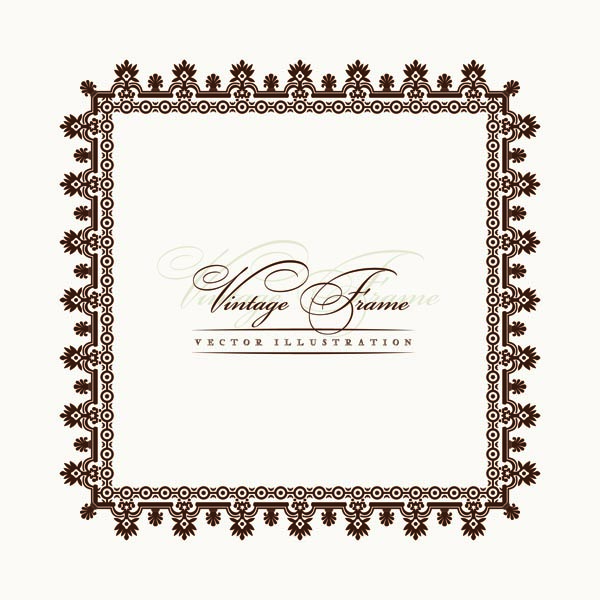 European classic retro pattern border (22965) Free EPS Download / 4 Vector