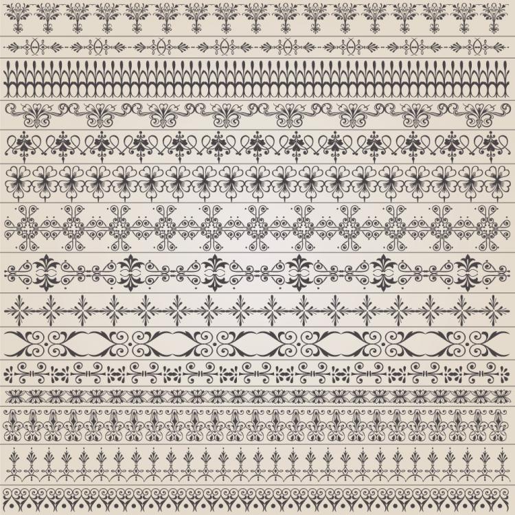 Europeanstyle lace pattern (23181) Free EPS Download / 4 Vector