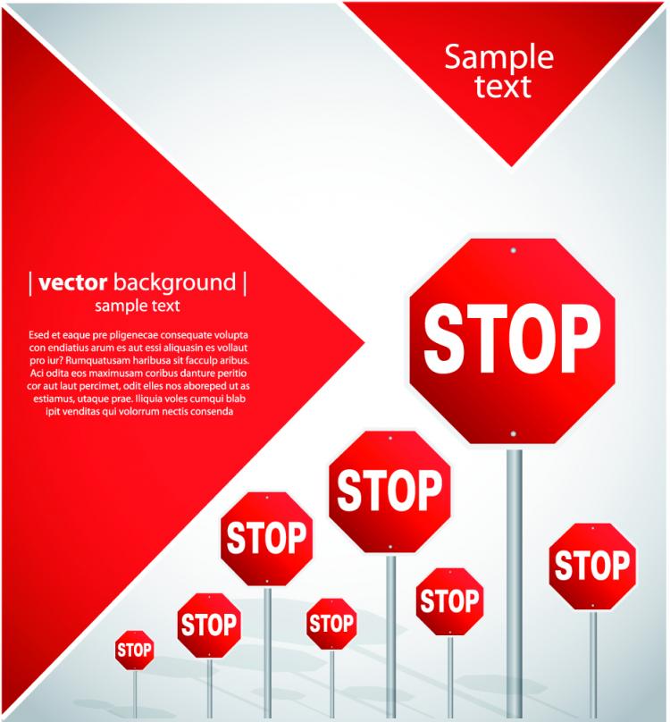 Fine road signs (6802) Free EPS Download / 4 Vector