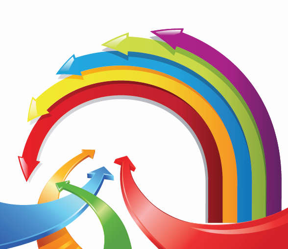 Free Color Arrows (7610) Free EPS Download / 4 Vector