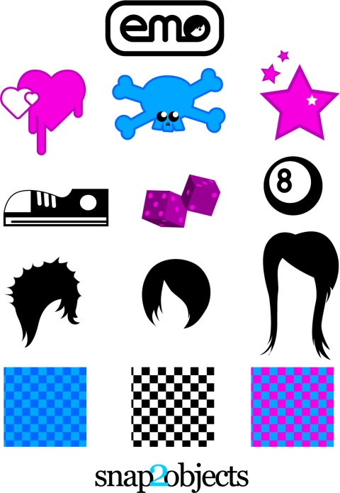 Free Design Elements: Emo (124476) Free AI, EPS, SVG Download / 4 Vector