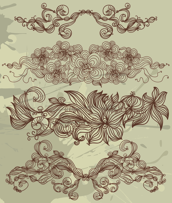 Graceful classical pattern (24119) Free EPS Download / 4 Vector