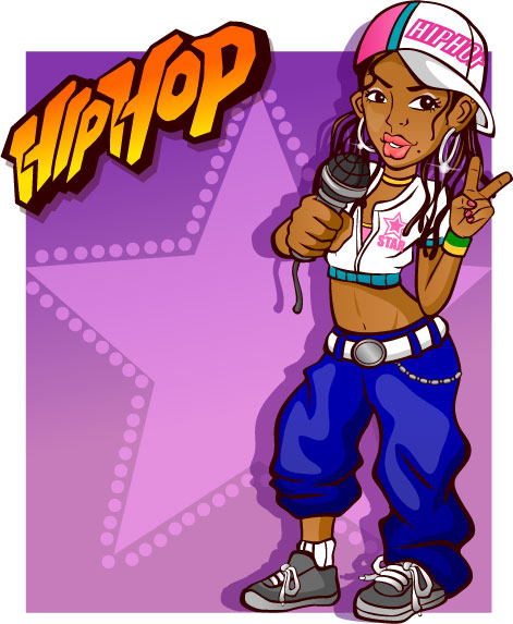 Hip Hop Vectors (97808) Free AI Download / 4 Vector