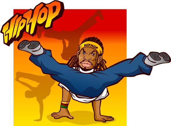 Hip Hop Vectors (97808) Free AI Download / 4 Vector