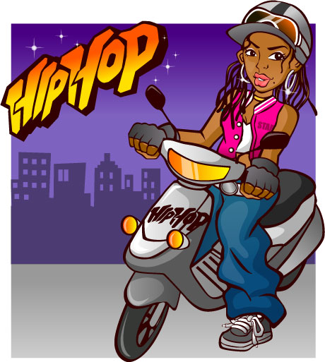Hip Hop Vectors (97808) Free AI Download / 4 Vector