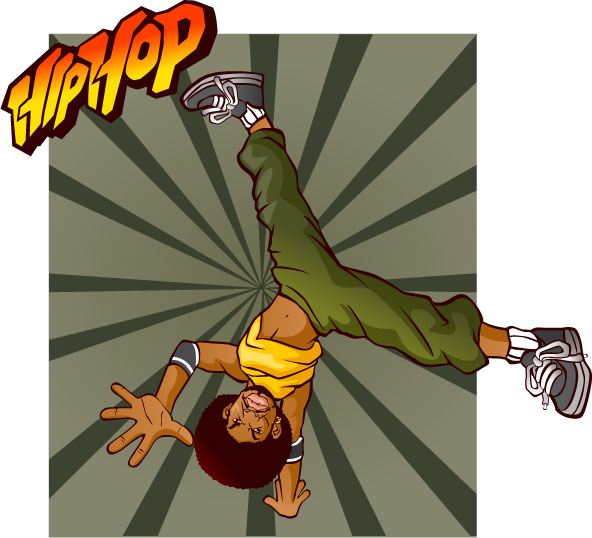 Hip Hop Vectors (120530) Free AI Download / 4 Vector