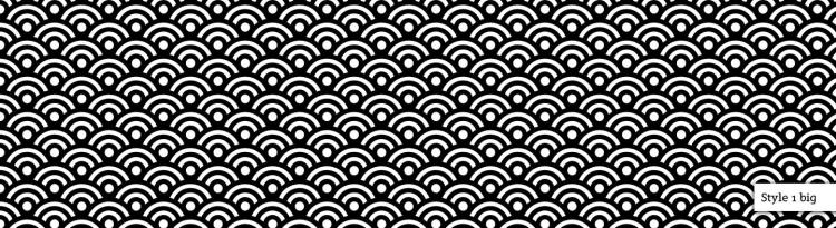 Seigaiha Seamless Pattern (24487) Free AI, EPS Download / 4 Vector
