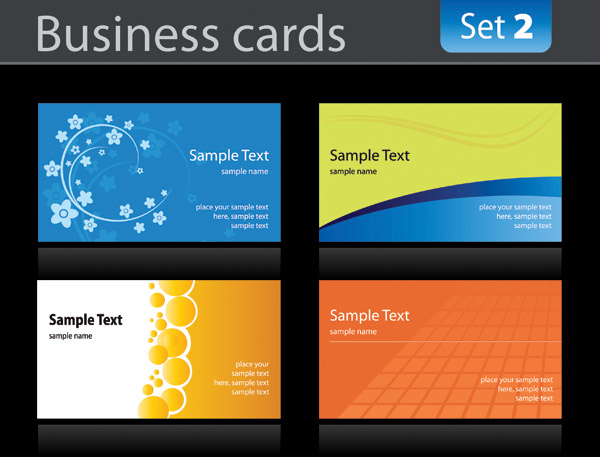 Simple card template (3404) Free EPS Download / 4 Vector