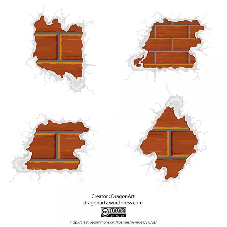 Surrounded by snow-brick material (14871) Free EPS Download / 4 Vector
