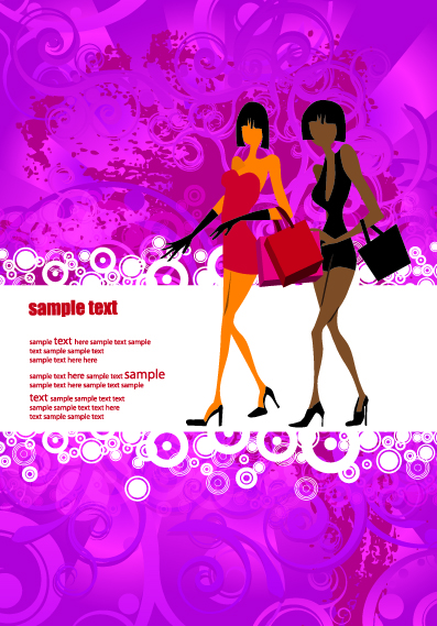 Trend of the modern girl (27656) Free EPS, AI Download / 4 Vector