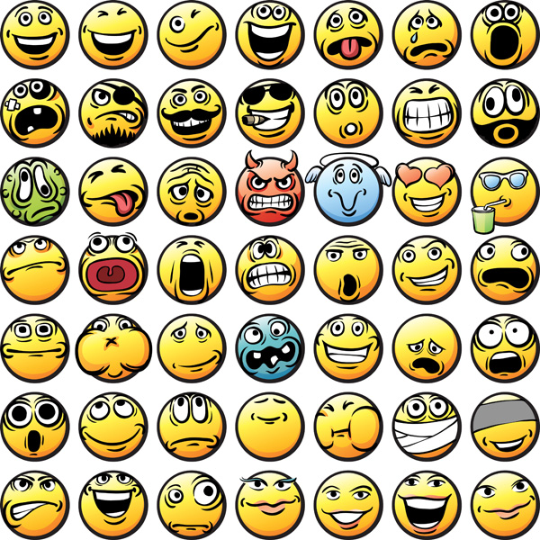 emoticons collection (19383) Free EPS Download / 4 Vector