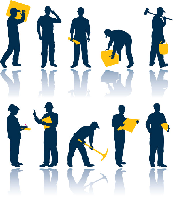 maintenance workers (5466) Free EPS Download / 4 Vector