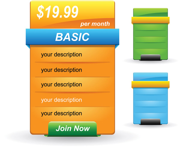 Web design graphics menu button decoration (5904) Free EPS Download / 4 ...