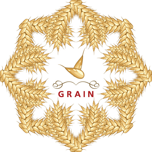 Wheat and labels (2446) Free EPS Download / 4 Vector